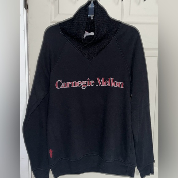 Sweaters | Vintage Carnegie Mellon Pullover Shawl Collar Sweatshirt ...